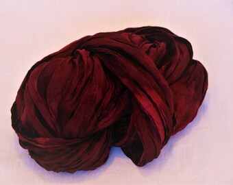 Red Silk Scarf - Etsy