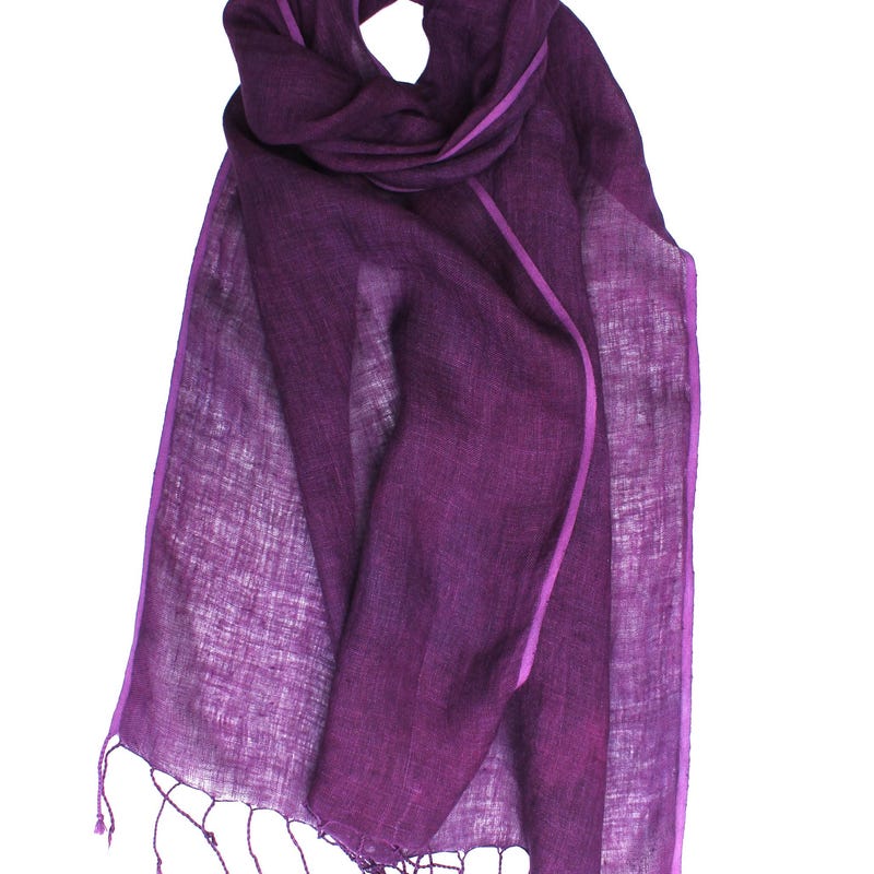 Plum Scarf - Etsy