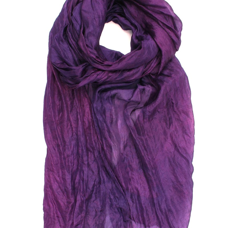 Plum Scarf - Etsy