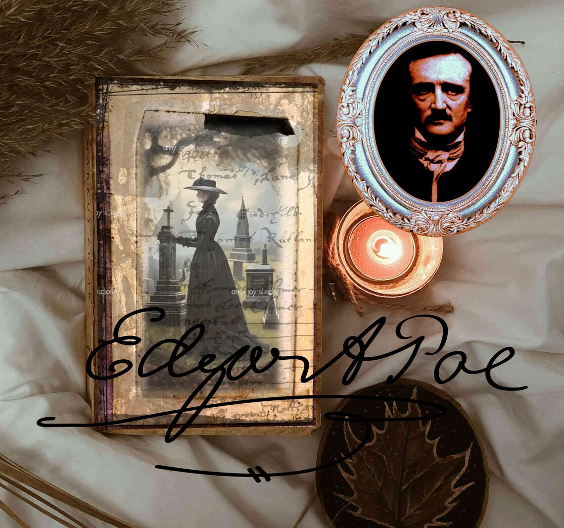 Edgar Allan Poe Digital Journal Kit: Vintage Gothic Scrapbook (digital ...