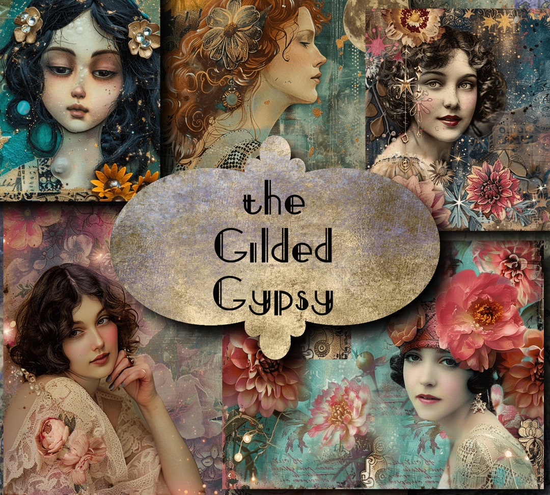 The Gilded Gypsy Boho Junk Journal Kit Bohemian Journal Kit Gypsy Junk ...