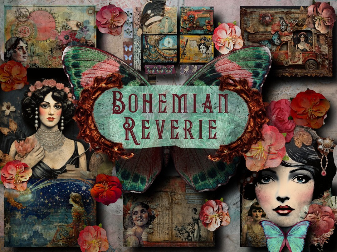 1920s Art Deco Journal Kit: Bohemian Scrapbook Ephemera - Etsy