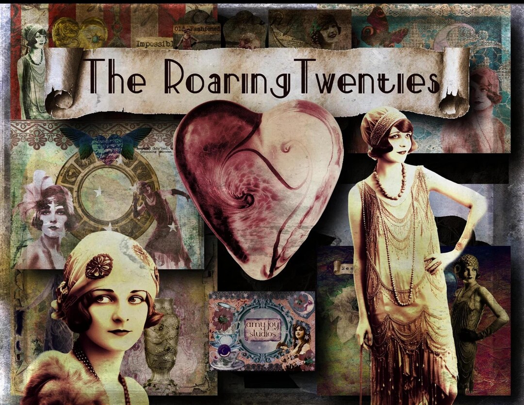 Roaring Twenties Art Deco Journal Kit: Vintage Ephemera (printable) - Etsy