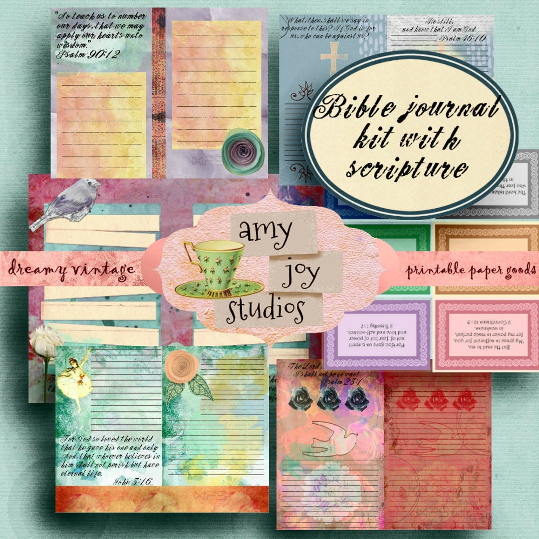 DIY Journal Bible Journaling Prayer Journal Digital Journal Kits ...