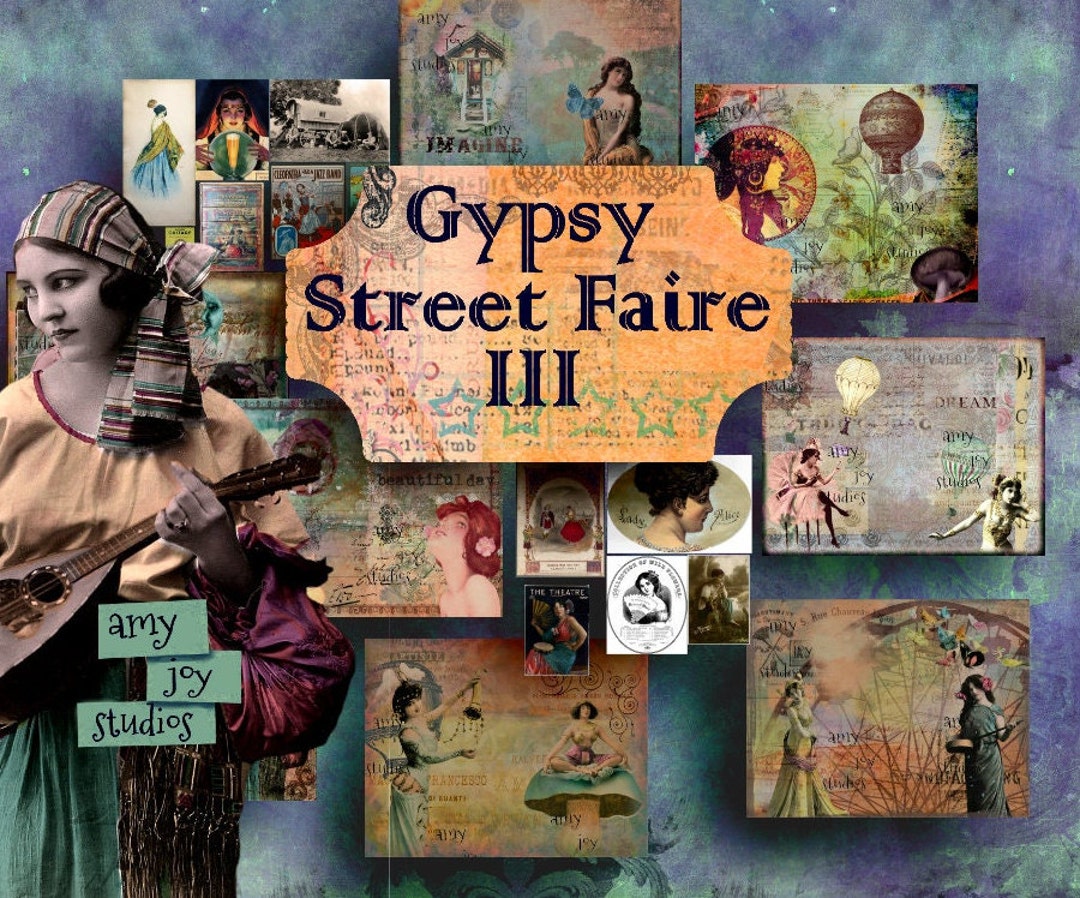 Gypsy Street Faire Part 3 Journal Supplies Junk Journal Kit Gypsy ...