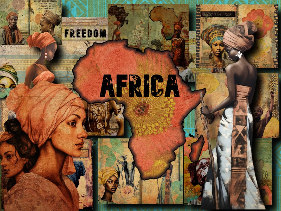 African American Junk Journal Printable Junk Journal Kit Digital ...