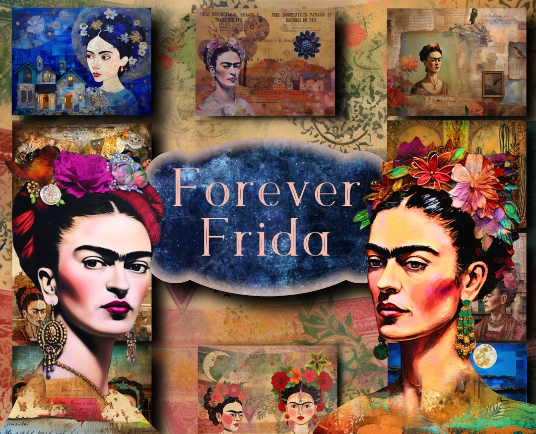 FOREVER FRIDA Frida Kahlo Journal Printable Journal Pages Junk Journal ...