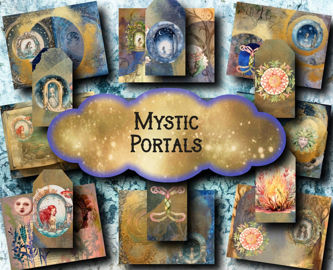 MYSTIC PORTALS Mystical Junk Journal Kit Digital Journal Kit Printable ...