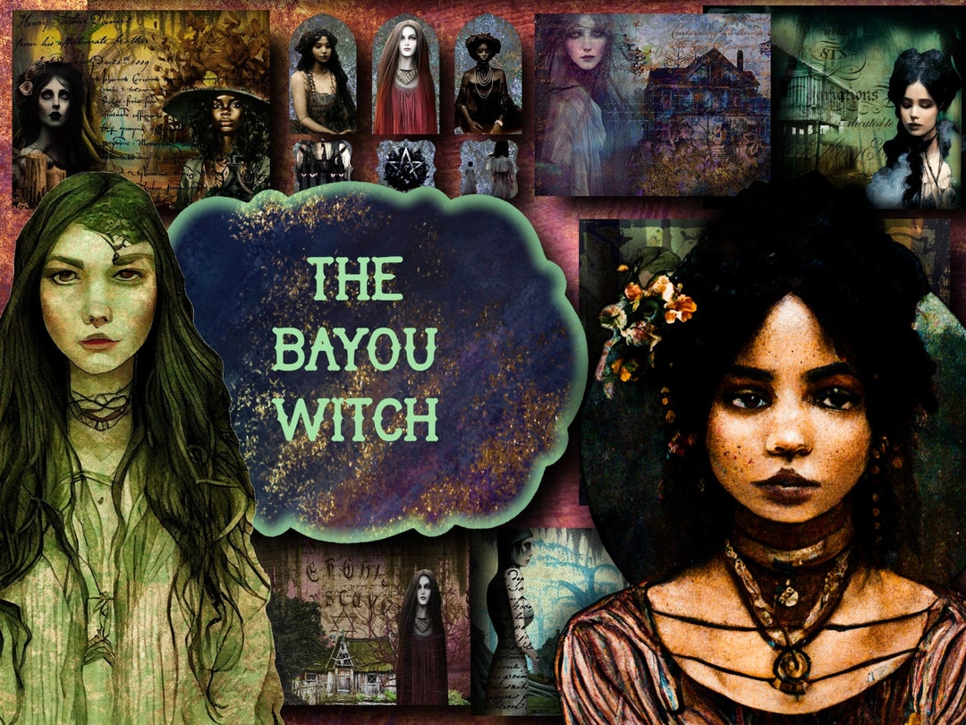 The Bayou Witch Junk Journal Kit Junk Journal Printable Witch - Etsy