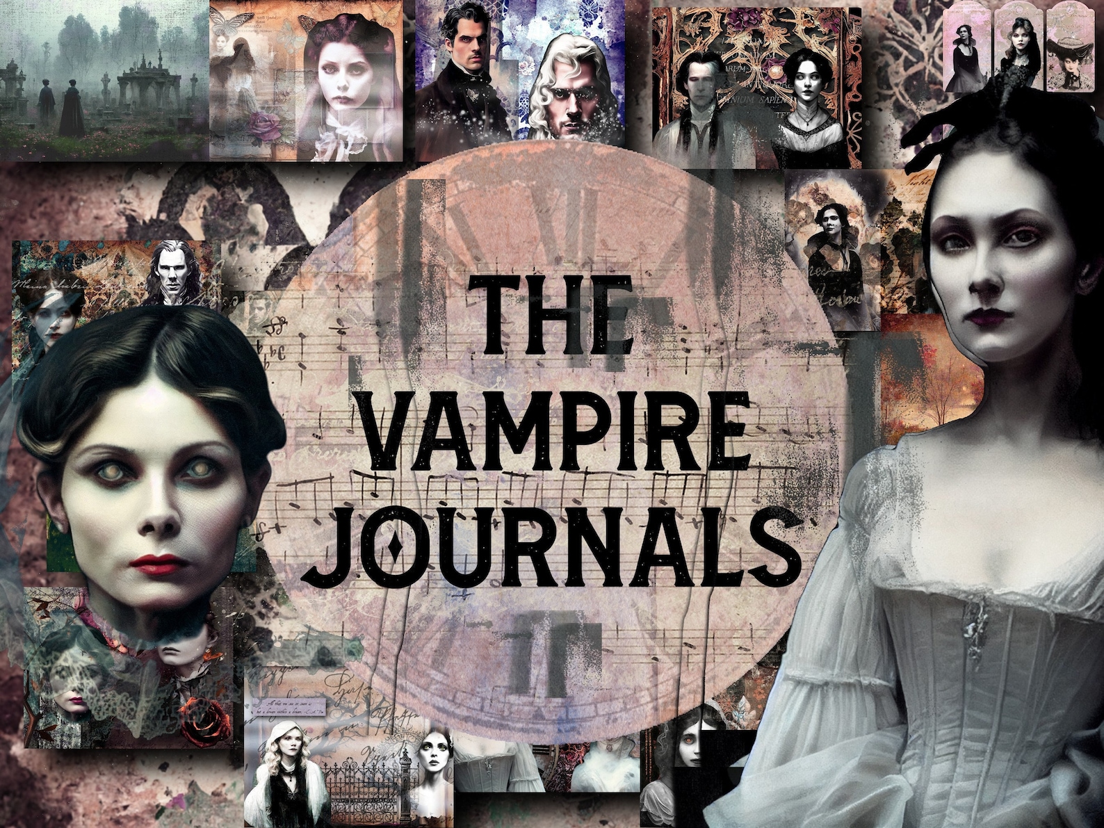 Vampire Junk Journal Kit Printable Pages Digital Paper - Etsy