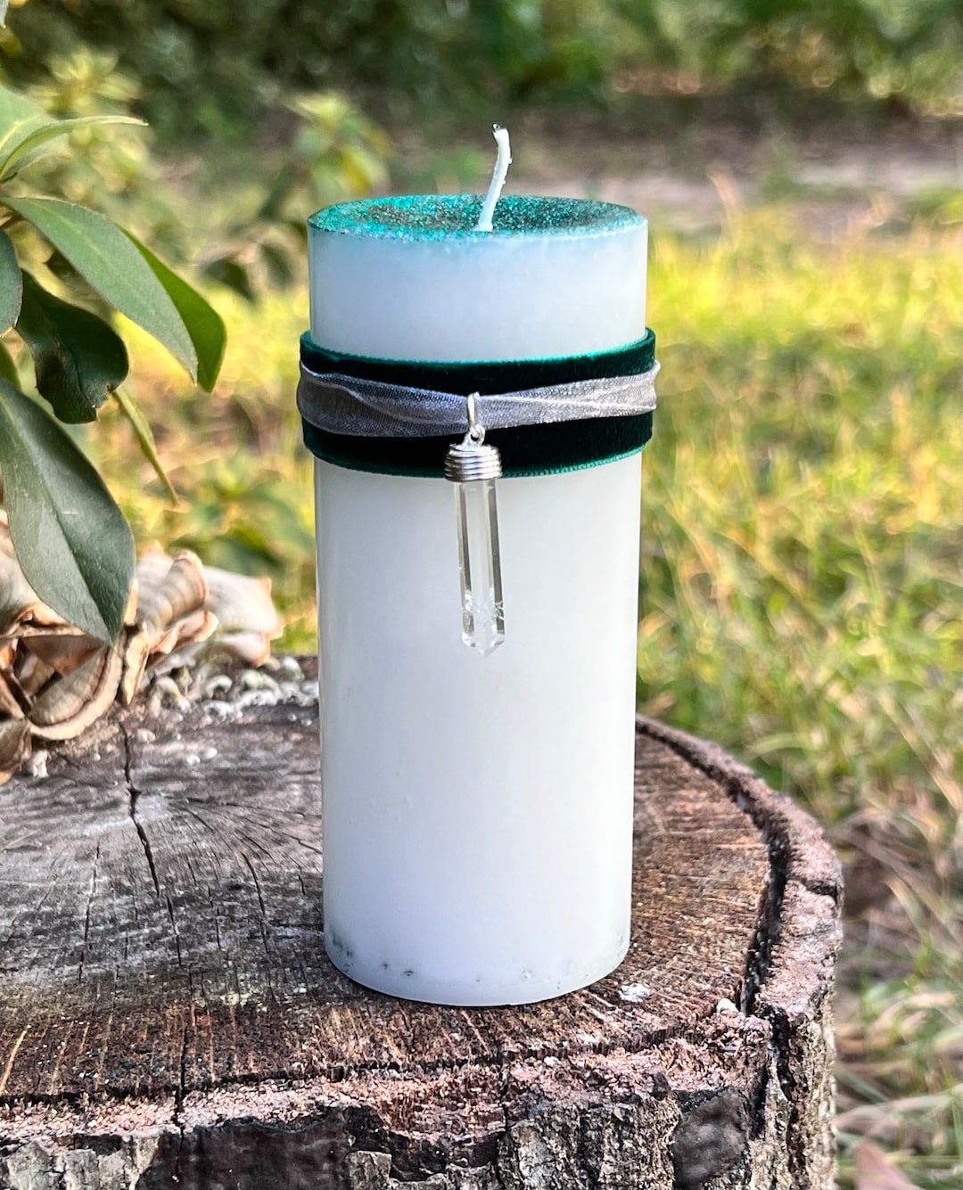 CRYSTAL CLEAR Spell Candle. Cleansing Home & Sacred Space. Repelling ...