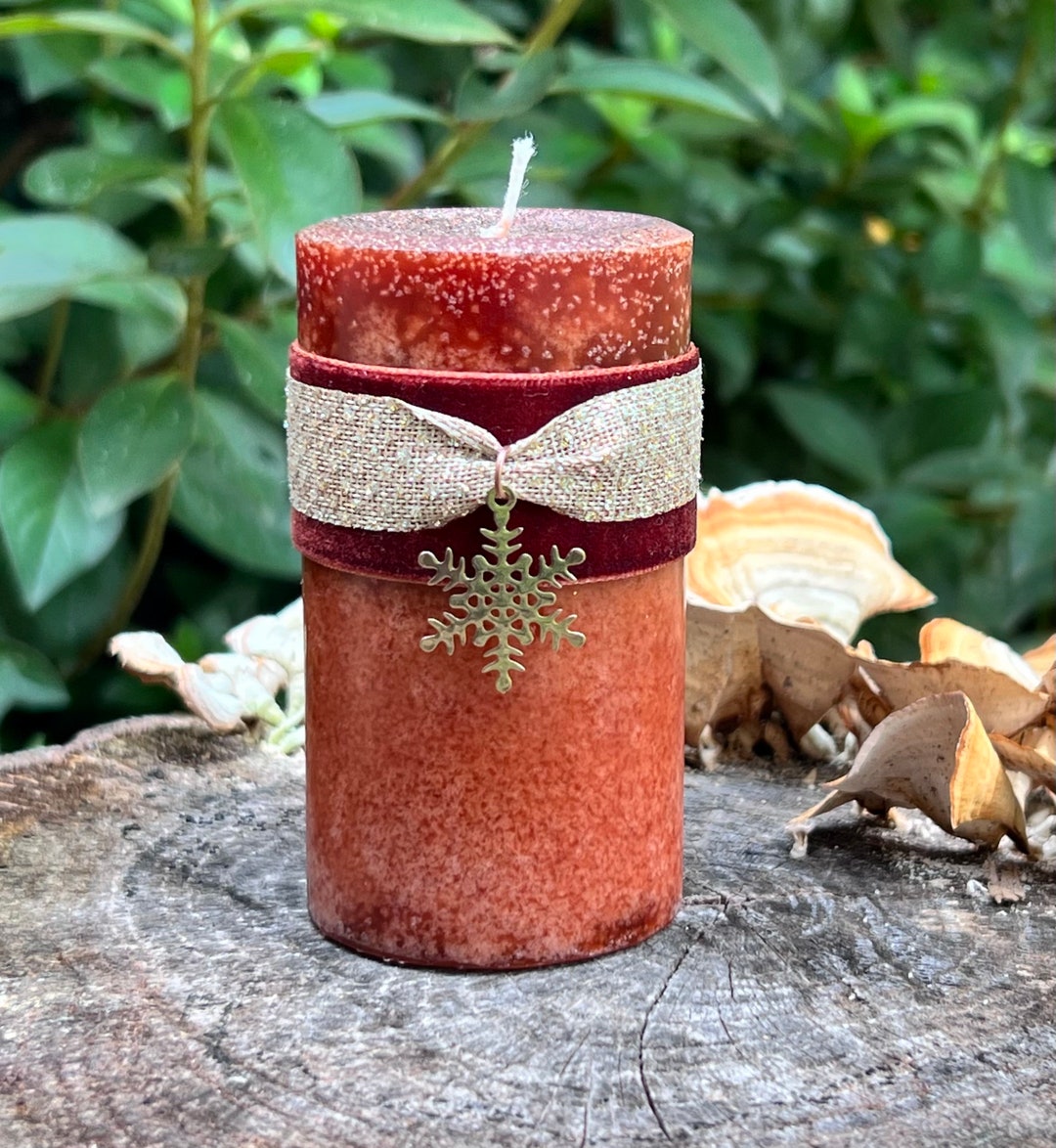 YULE LOG Spell Candle. for Winter Solstice Yule Log - Etsy