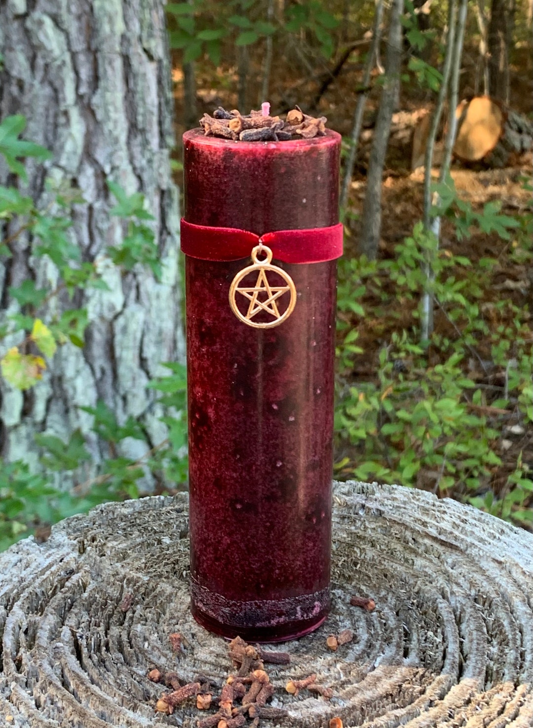 CLOVE Spell Candle. for Protection, Courage, & Healing. Warmth. Choose ...