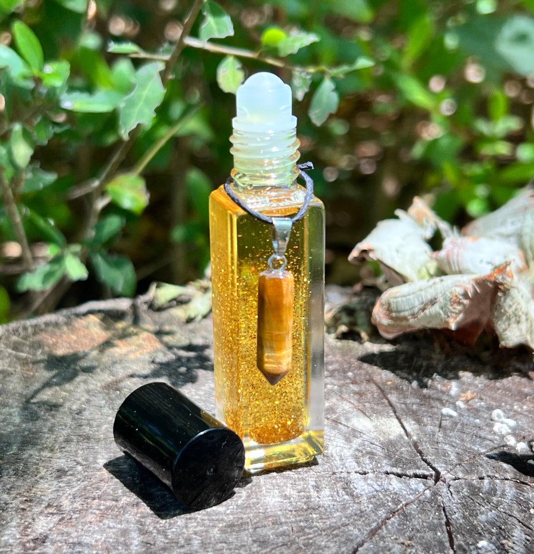 TIGER EYE Spiritual Perfume Oil. for Abundance, Prosperity, & Good Luck ...