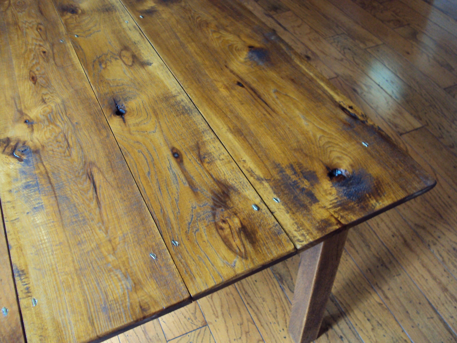 Farmhouse Table, Harvest Table, Primitive Table, Antique Table, Rustic ...