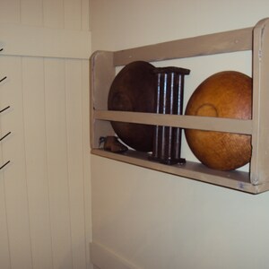 Bowl Shelf, Bowl Rack, Hanging Shelf, Hanging Rack, Wood Bowl, Wood ...