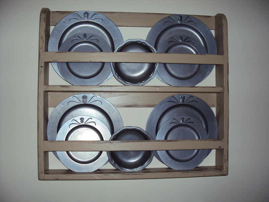 Plate Shelf, Plate Rack, Wall Shelf, Vintage Shelf, Handmade Plate ...