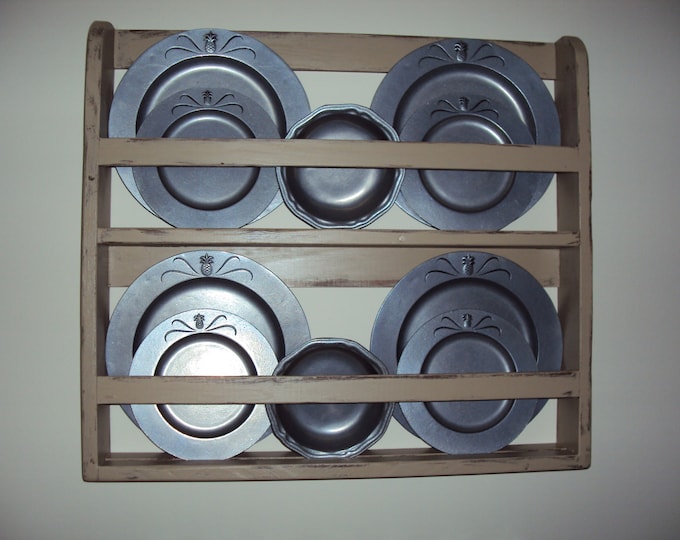 Plate Shelf, Plate Rack, Wall Shelf, Vintage Shelf, Handmade Plate ...
