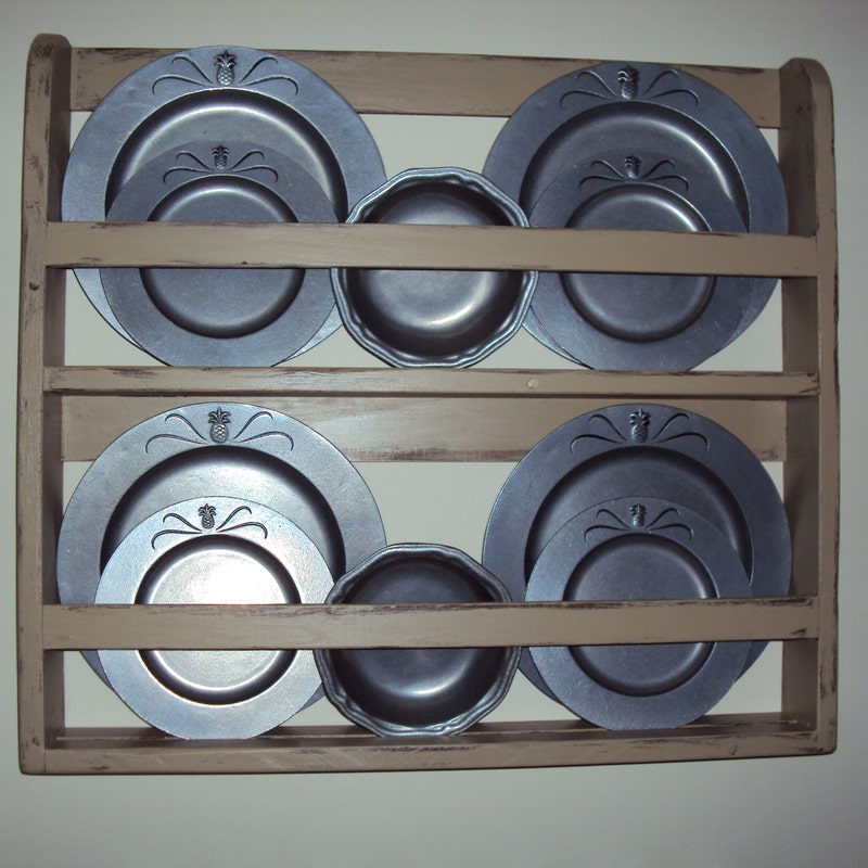 Wooden Plate Rack - Etsy