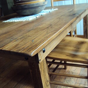 Farmhouse Table, Harvest Table, Primitive Table, Antique Table, Rustic ...