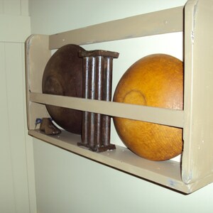 Bowl Shelf, Bowl Rack, Hanging Shelf, Hanging Rack, Wood Bowl, Wood ...