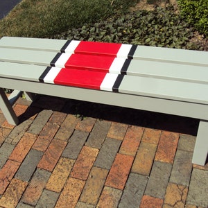 Outdoor Bench, Ohio State, Ohio State Buckeyes, Wood Benches, Outdoor ...
