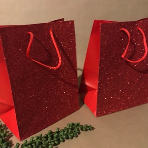 Red Glitter Gift Bag 60 Gift Ideas for 2024
