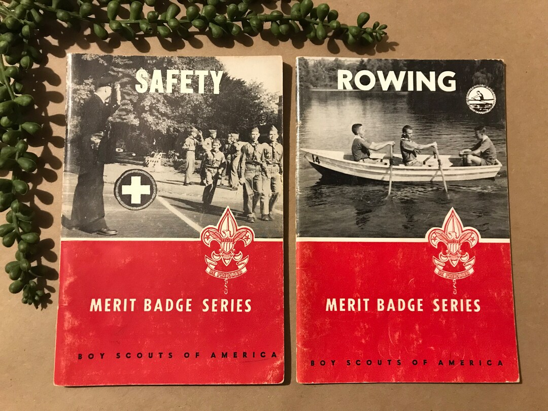 Boy Scouts of America Merit Badge Series SAFETY + ROWING Booklets ...