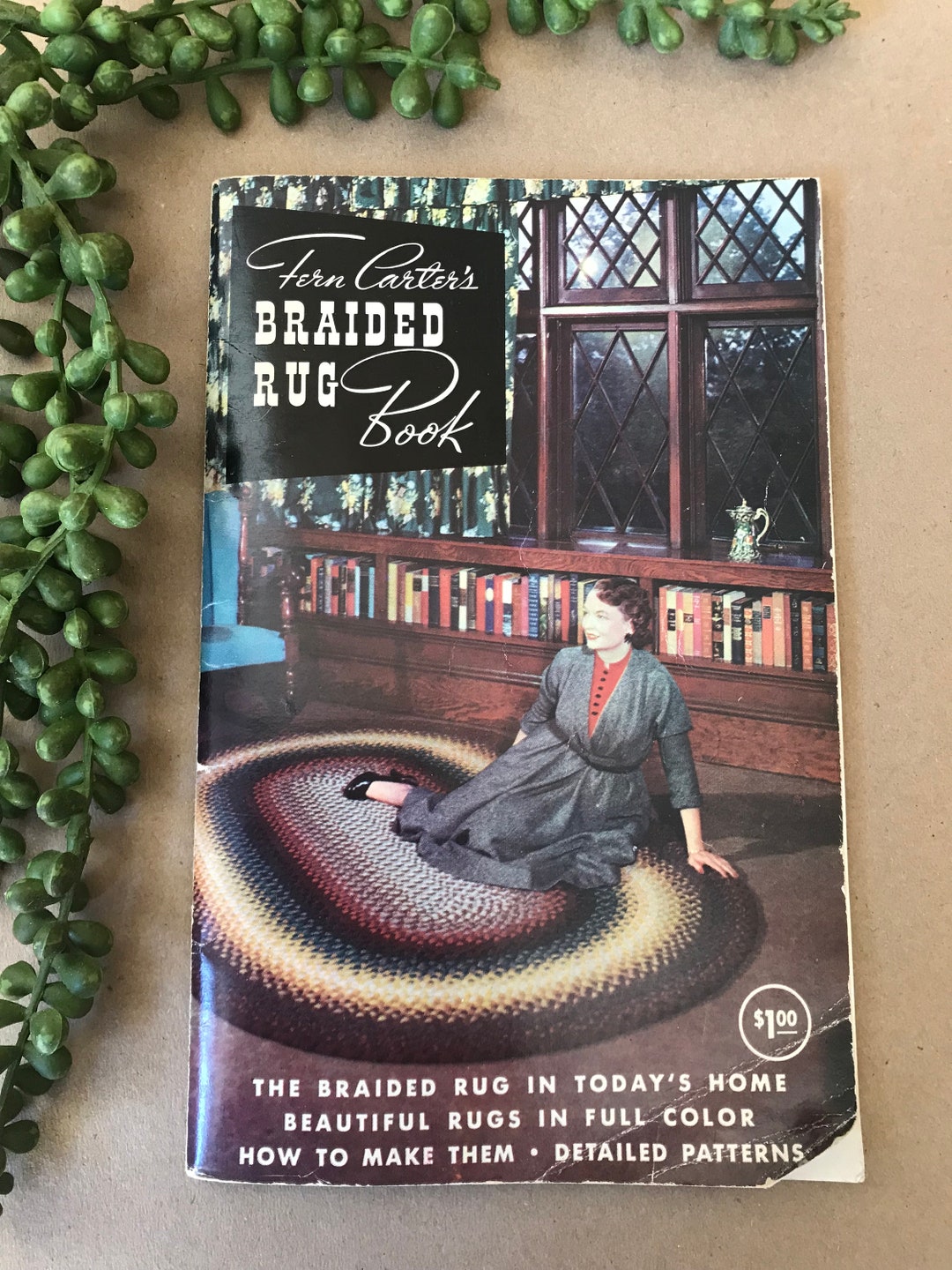 Fern Carters Braided Rug Book Vintage 1953 Handmade Rug Guide Portland ...