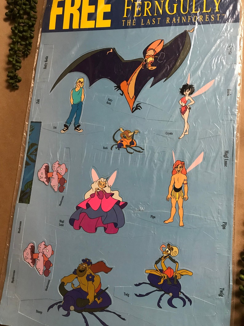 Fern Gully: the Last Rainforest Cardboard Forest Adventure - Etsy