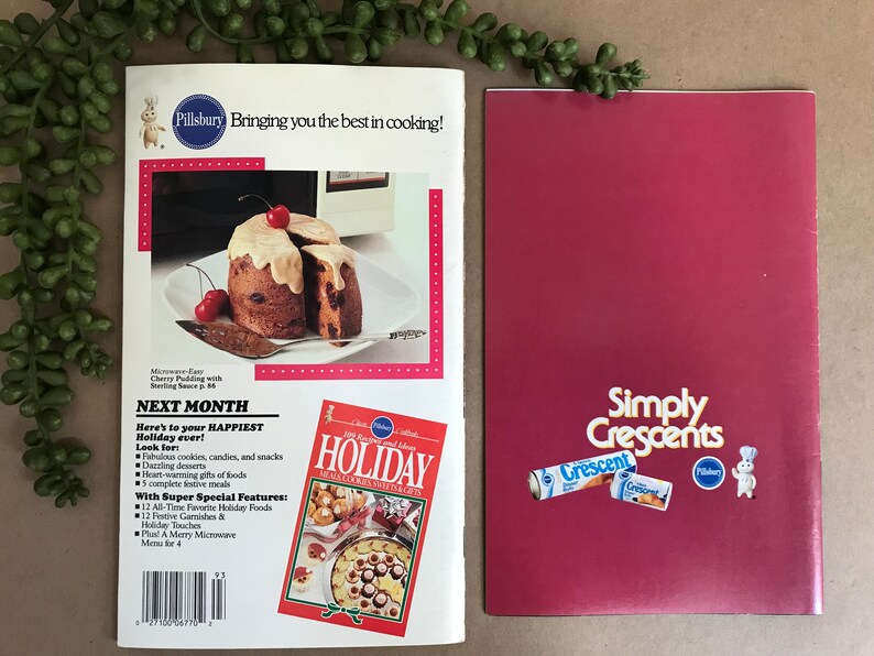 Set of 2 Vintage 1988 Pillsbury Recipe Booklets Fall Baking - Etsy
