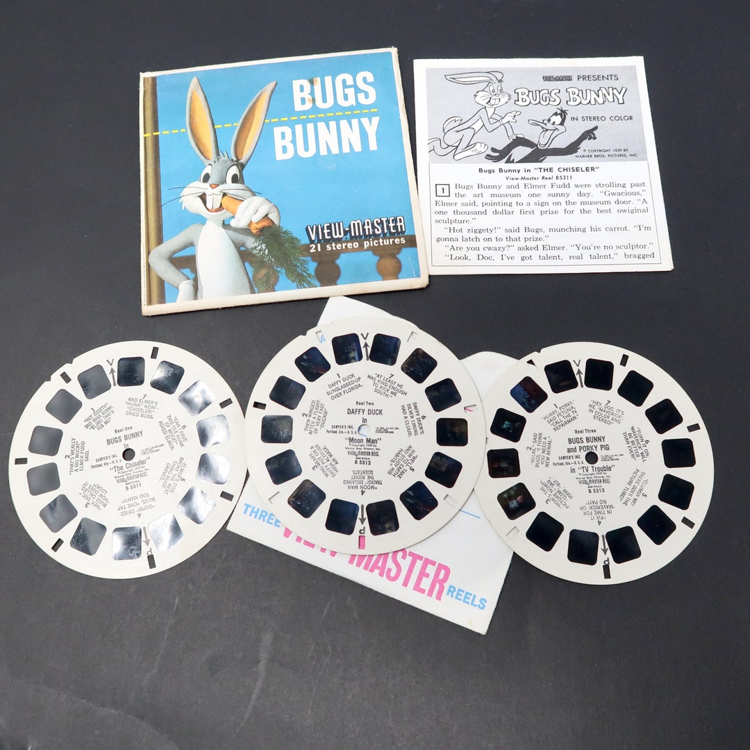 Gaf View-master BUGS BUNNY 3 Reels Set T2 - Etsy
