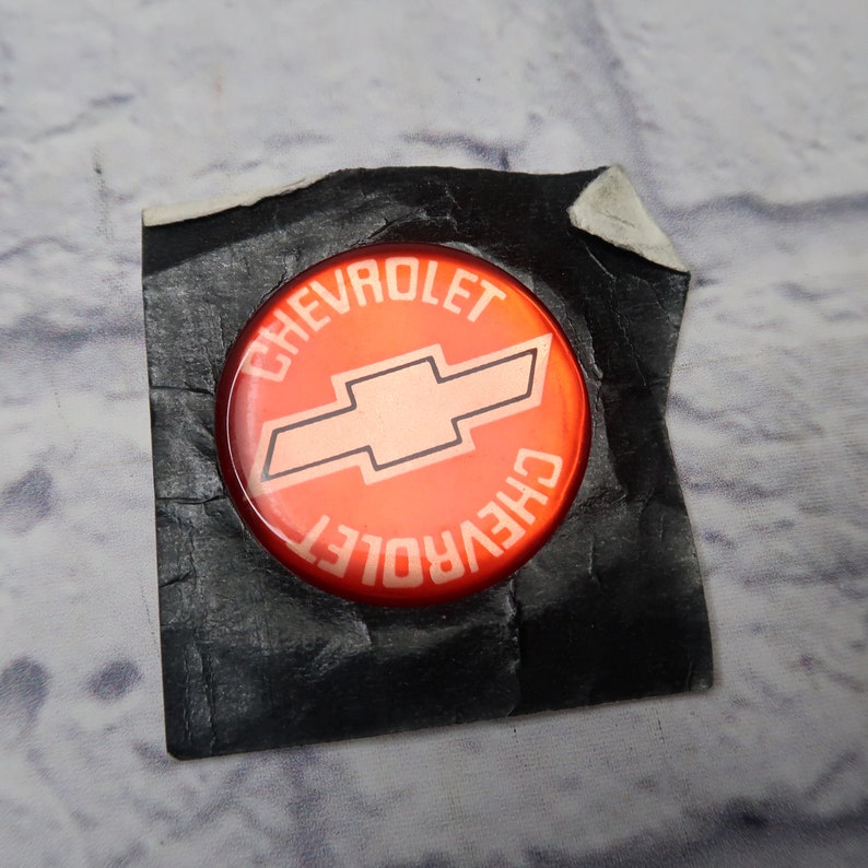 Vintage Round Sticker Chevrolet Hubcap Emblem B4a - Etsy