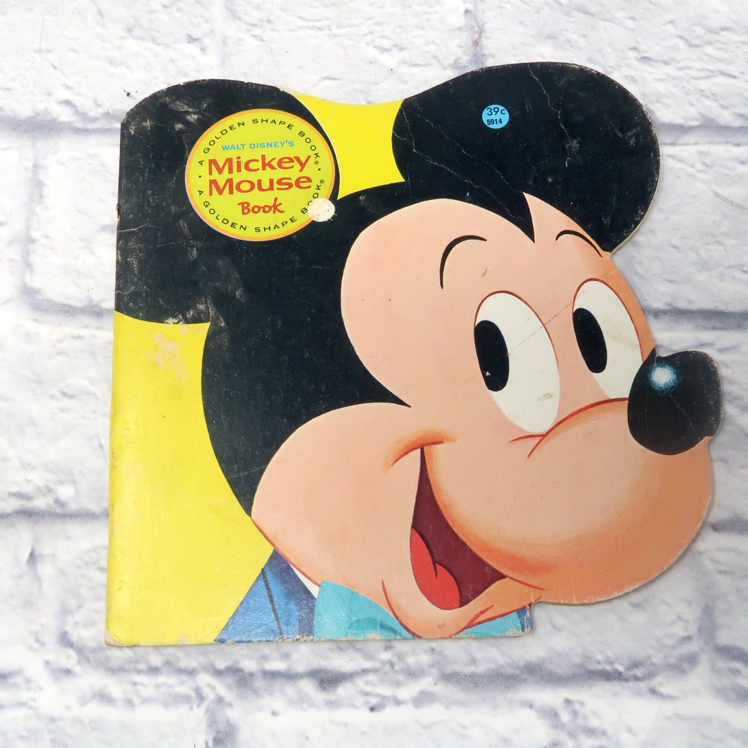 Vintage 1975 Walt Disney's Mickey Mouse Book Fifteenth Printing B4 ...