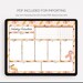 Digital/printable Fall Weekly Schedule Landscape - Etsy