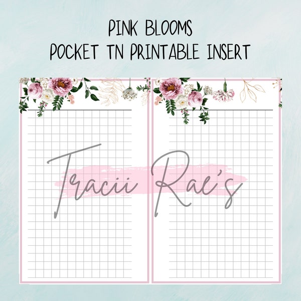 Printable Tn Inserts - Etsy