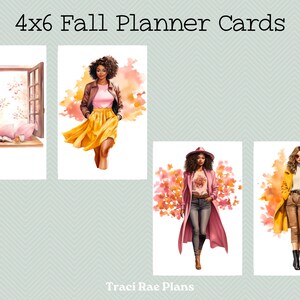 Printable 4x6 Fall Planner Cards - Etsy