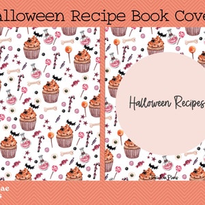 Printable Halloween Recipe Book US Letter & Digital - Etsy