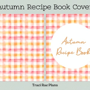 Printable Autumn Recipe Book US Letter & Digital - Etsy