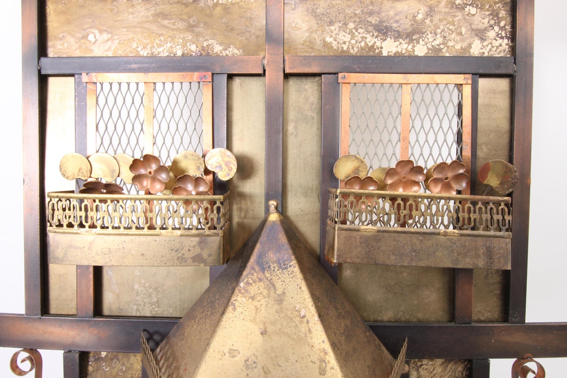 Curtis Jere Parisian House / Clock-tower 4 1/2 FT Tall Wall - Etsy