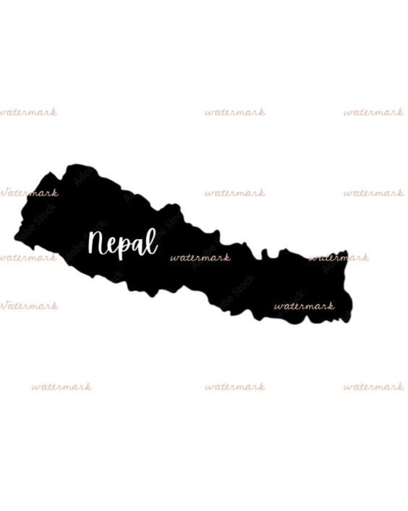 Nepal Pngs With Country Names - Etsy