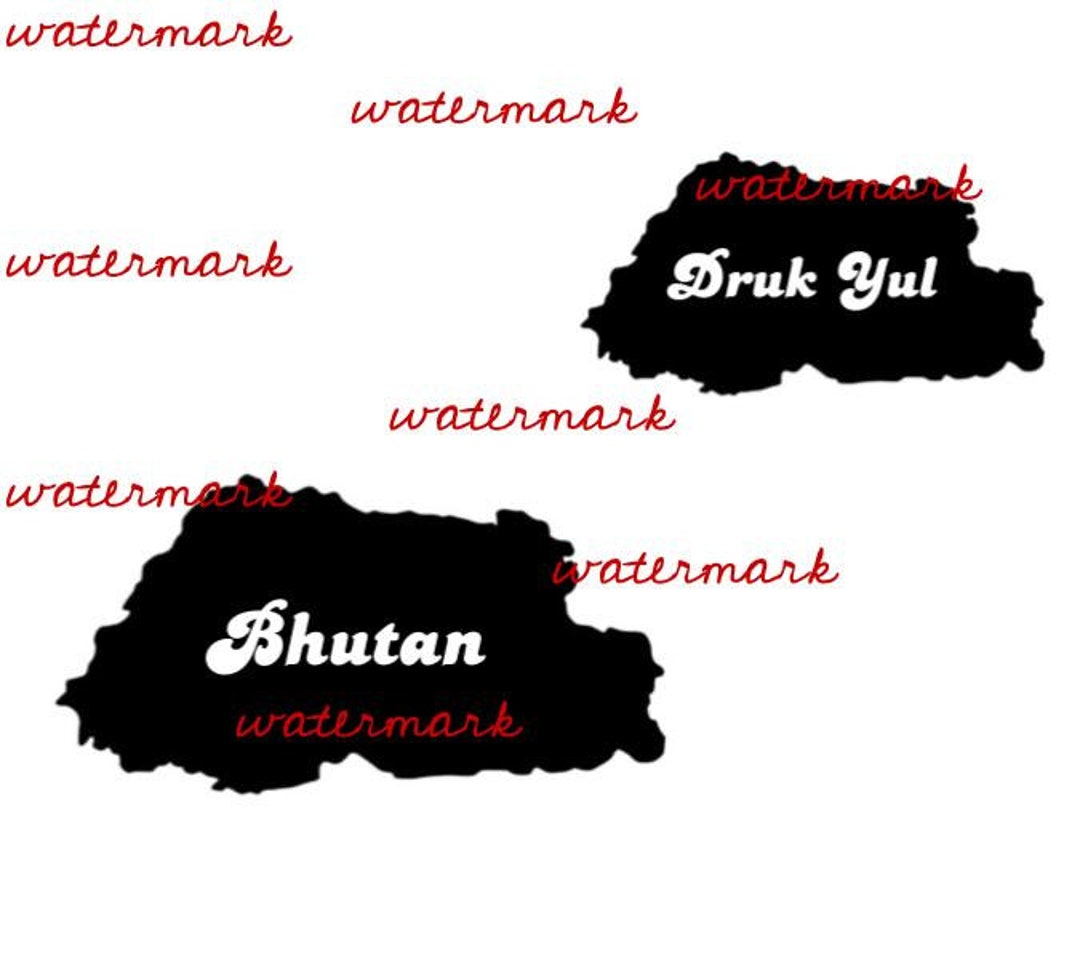 Bhutan Pngs With Country Names - Etsy