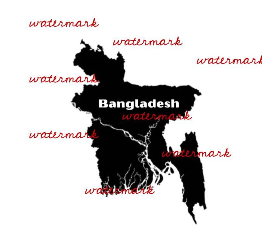 Bangladesh PNG With Country Names - Etsy