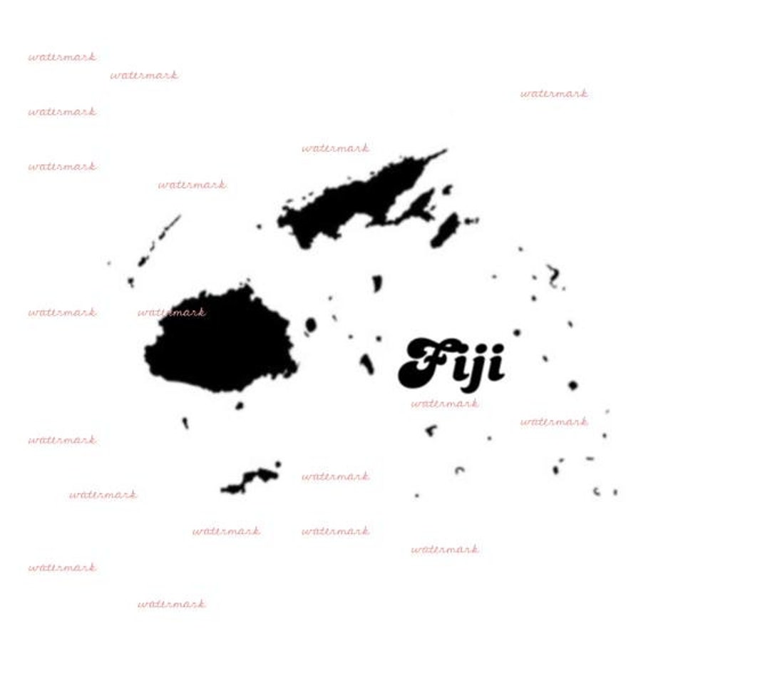 Fiji Pngs With Country Names - Etsy