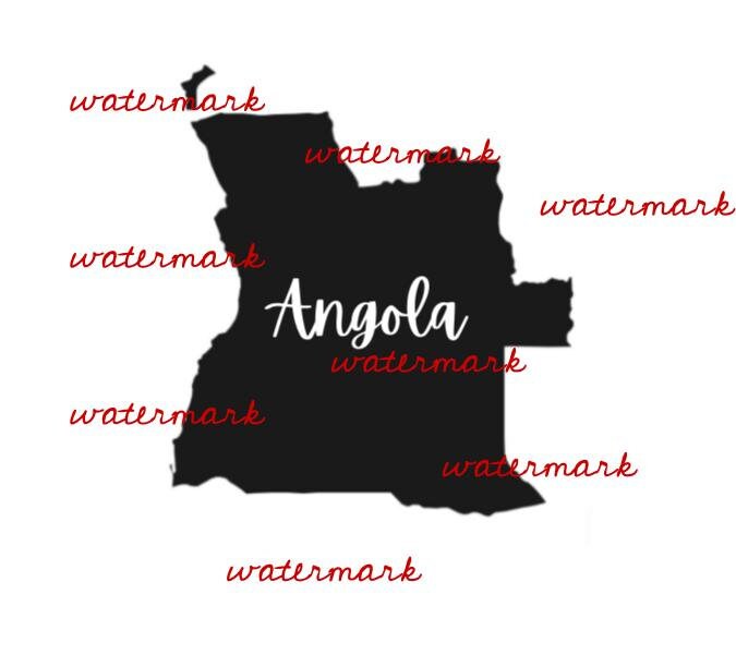 Angola Pngs With Country Name - Etsy