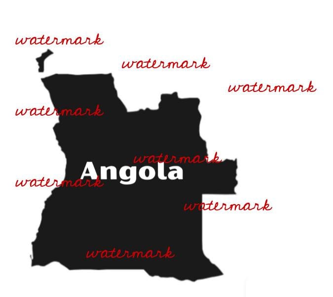 Angola Pngs With Country Name - Etsy