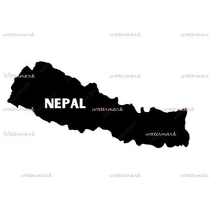 Nepal Pngs With Country Names - Etsy