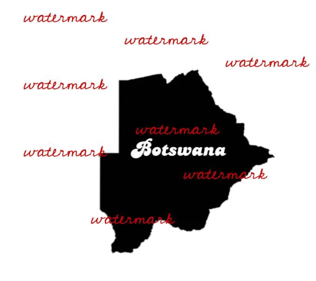 Botswana Pngs With Country Name - Etsy