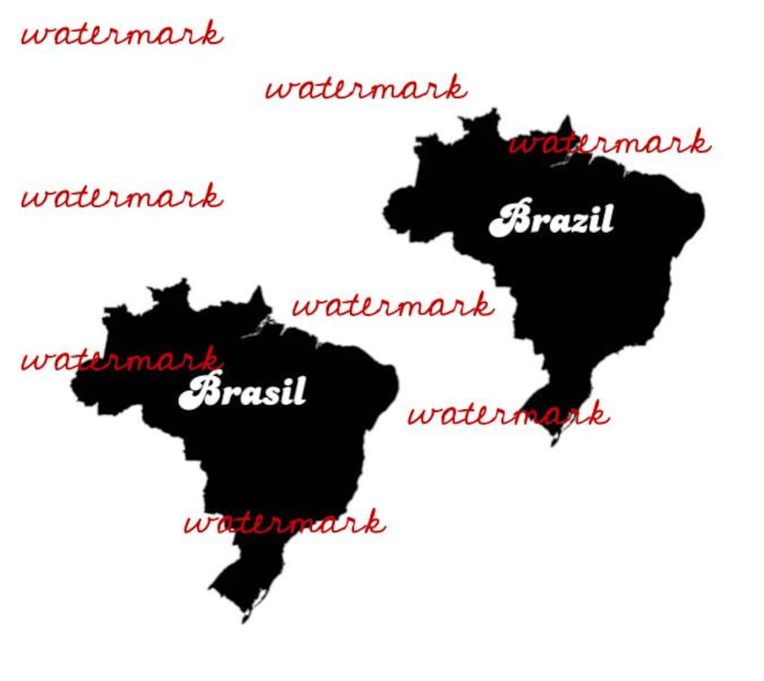 Brazil Pngs With Country Names - Etsy