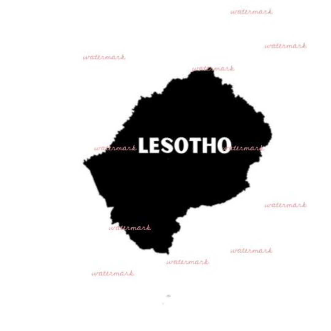 Lesotho Pngs With Country Name - Etsy